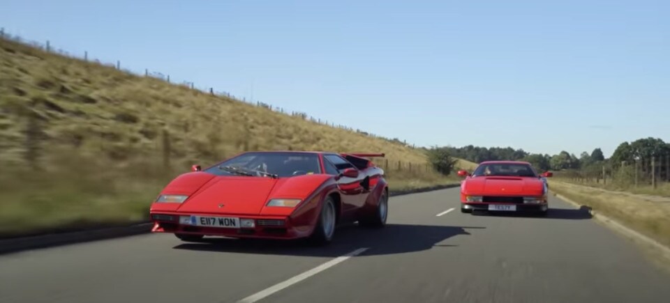 Ferrari Testarossa vs Lamborghini Countach, la sfida sul filo degli '80 ...