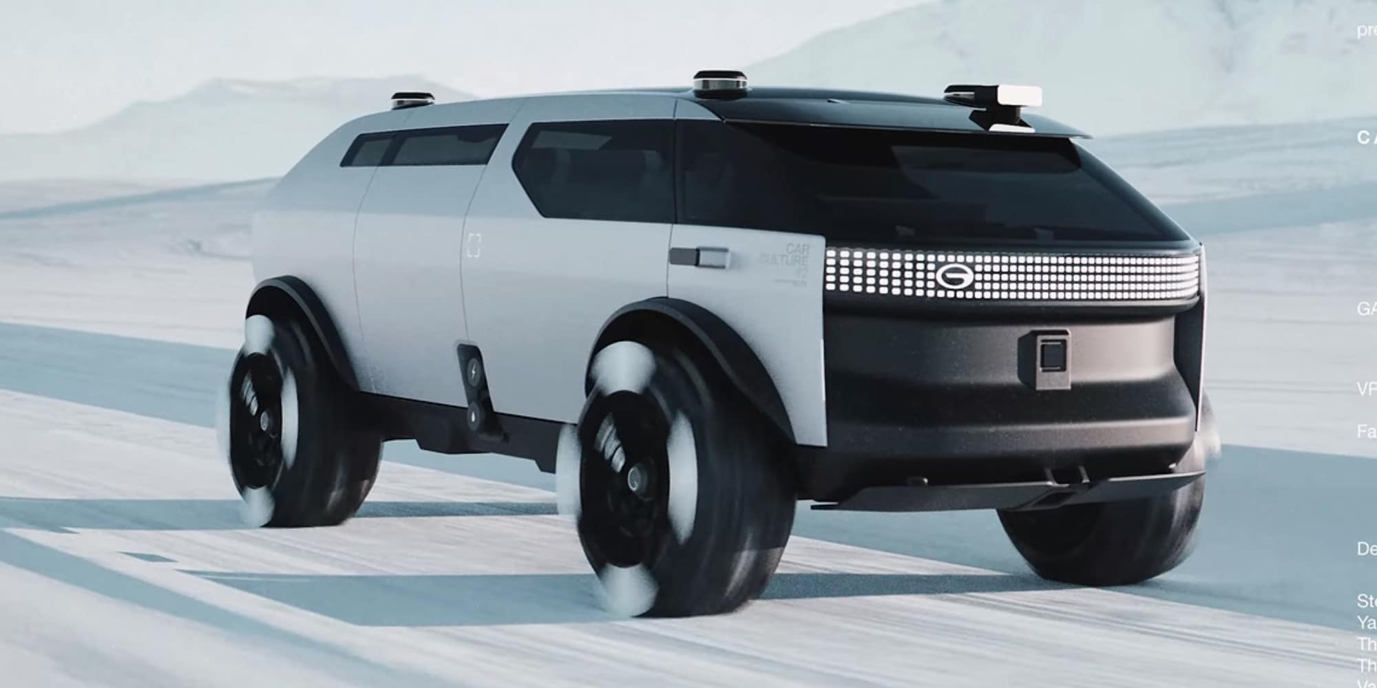 GAC Van Life, camper elettrico fuoristrada a guida autonoma | Auto.it