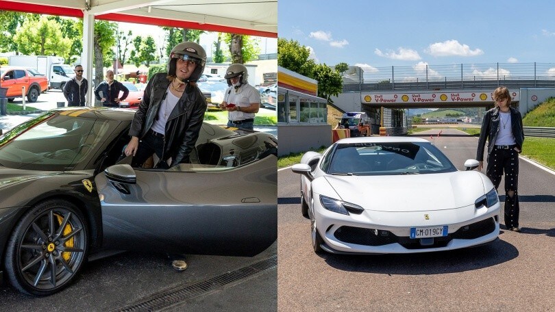 Ferrari, scende in pista il chitarrista dei Maneskin | Auto.it