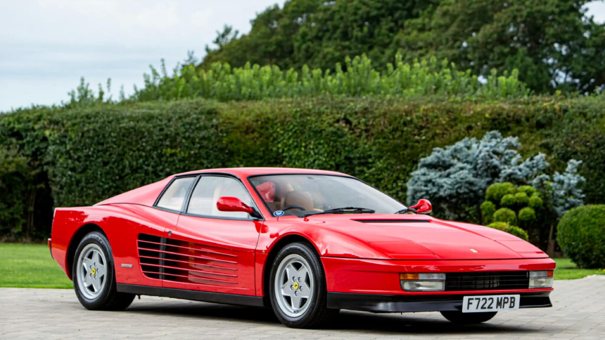 Clamoroso, la Ferrari Testarossa di Nigel Mansell sarà messa all'asta ...