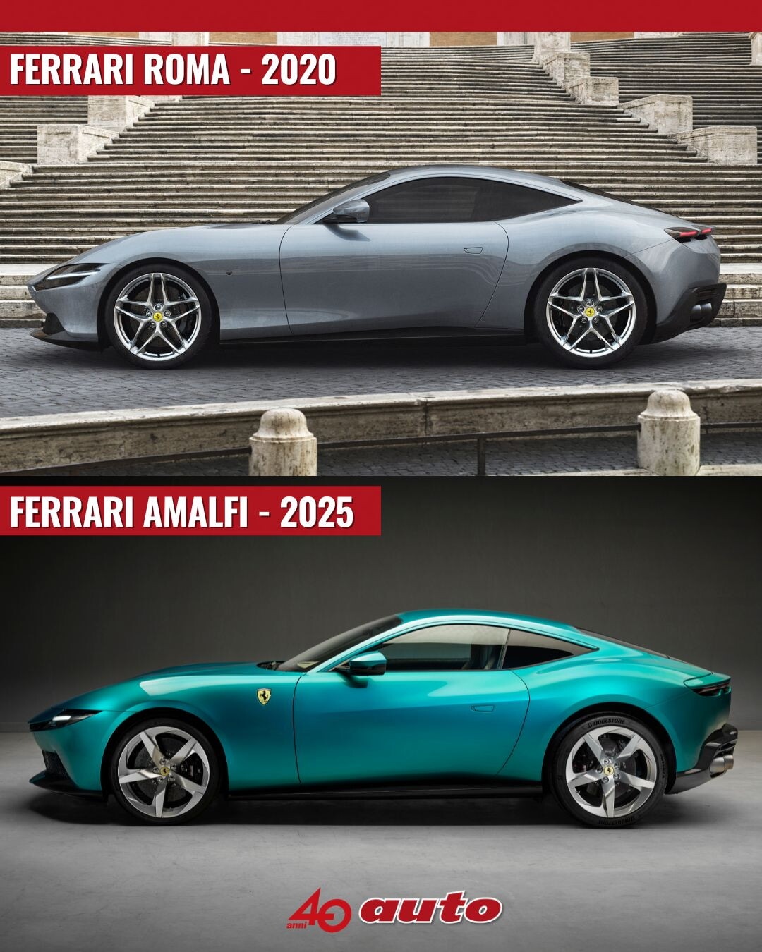Ferrari Roma vs Amalfi: come cambia la GT V8 del Cavallino | Auto.it